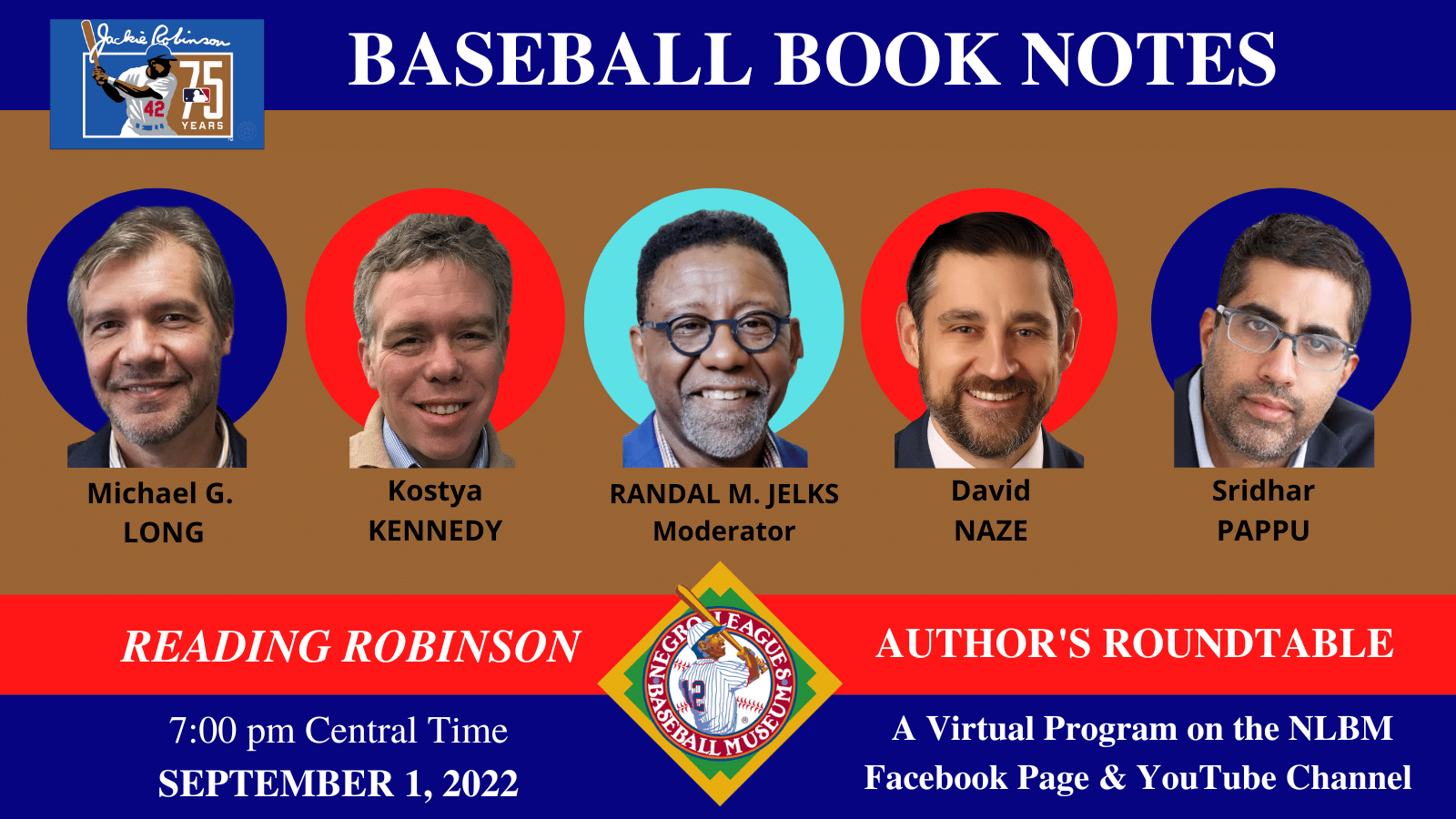 Baseball Book Notes: Reading Robinson | Author's Roundtable - Negro ...